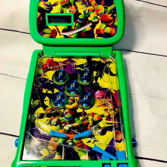 Nickelodeon | Toys | Teenage Mutant Ninja Turtle Pinball Machine ...
